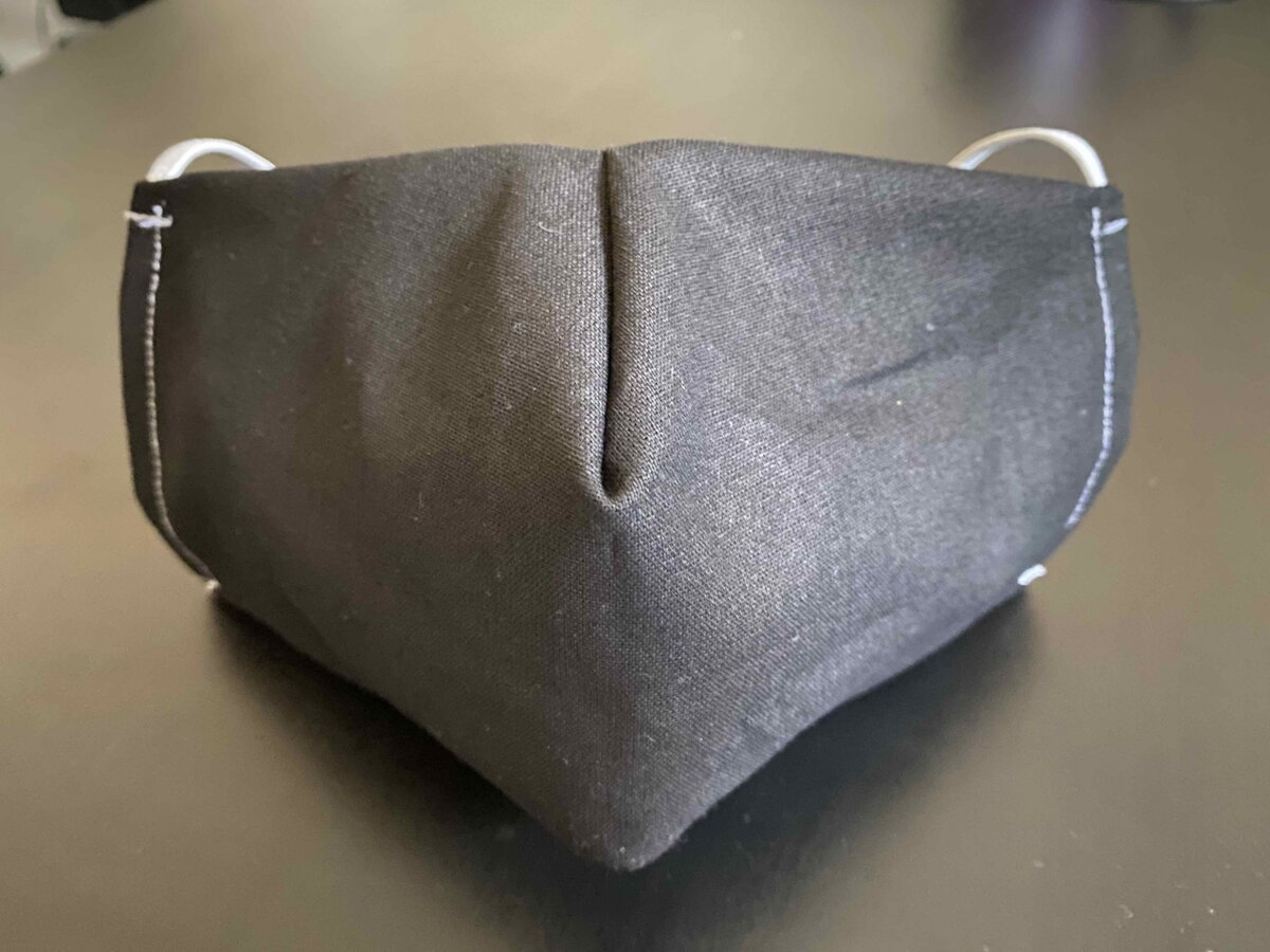 Ochranná bavlněná rouška (Textilní černá) | Fajntricko.cz