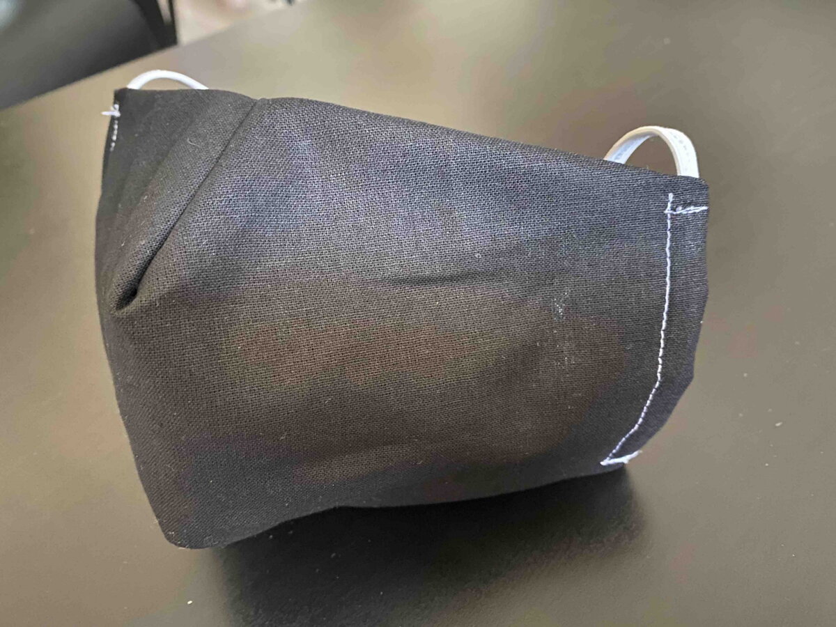 Ochranná bavlněná rouška (Textilní černá) | Fajntricko.cz