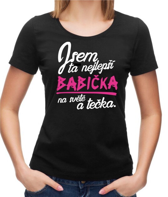Tričko - Nejlepší babička - dárek pro babičku| Fajntričko.cz